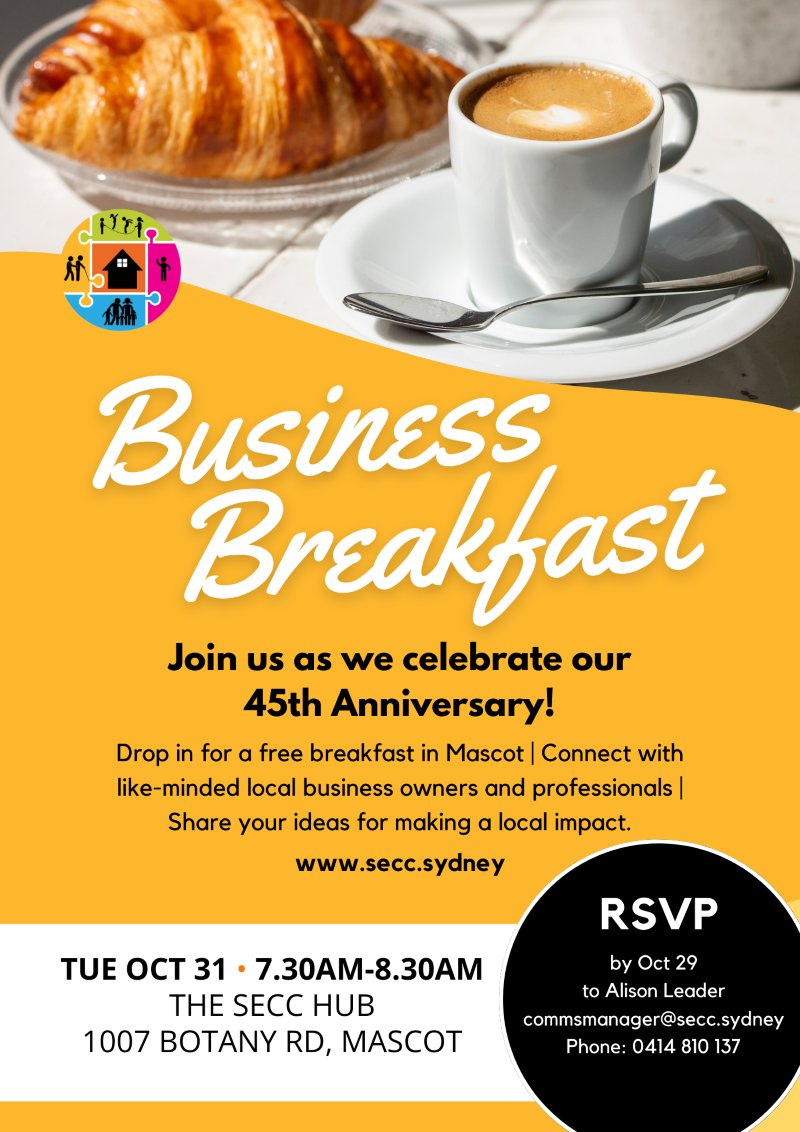 Bayside Business Breakfast - South Eastern Community Connect (SECC)