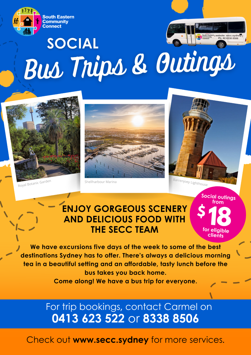 Bus Trips and Outings Schedule for November - South Eastern Community ...